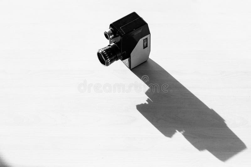 Old video camera stock photo. Image of shoot, retro, silhouette - 54880022