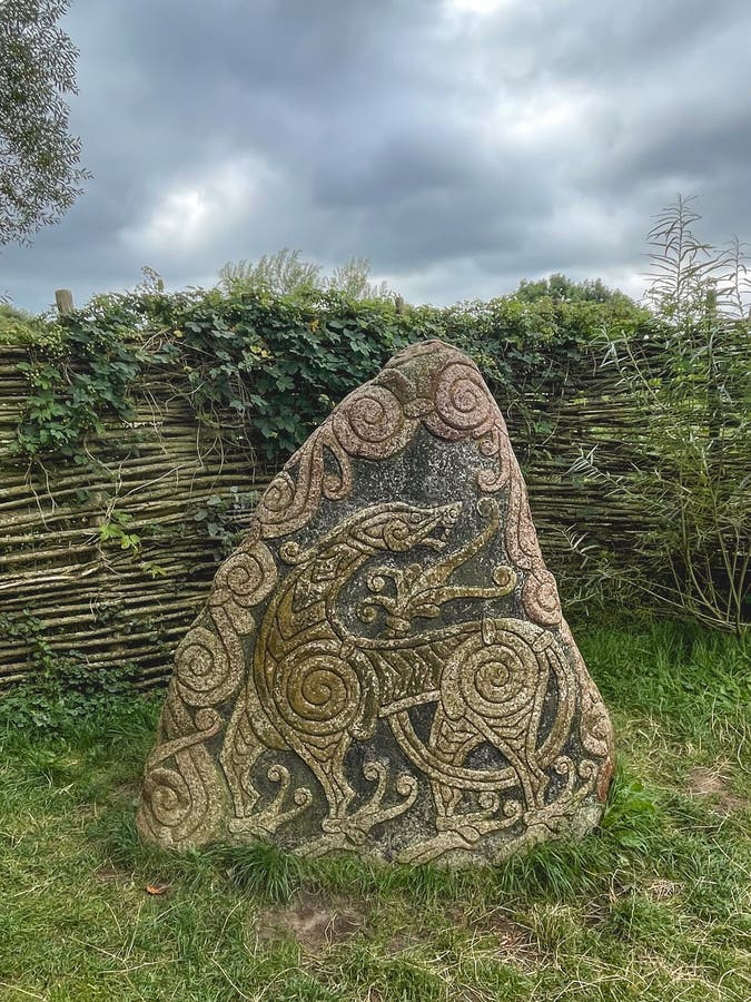 An Old Viking Grafe in Ribe, Denmark Stock Image - Image of museum ...