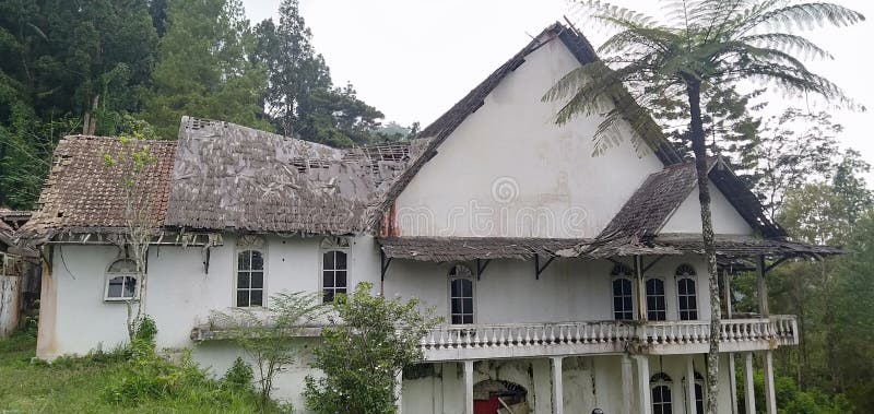An Old Villa in Kaliurang Park, the Slopes of Mount Merapi, Yogyakarta ...