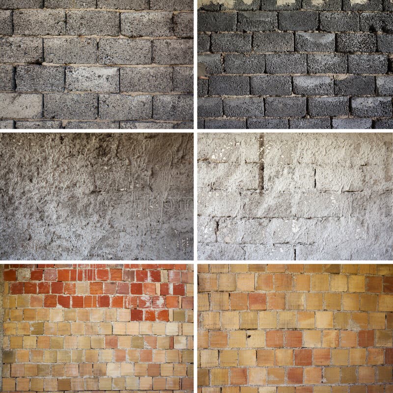 Old Village Brick Wall Textures Stock Image - Image of architecture ...