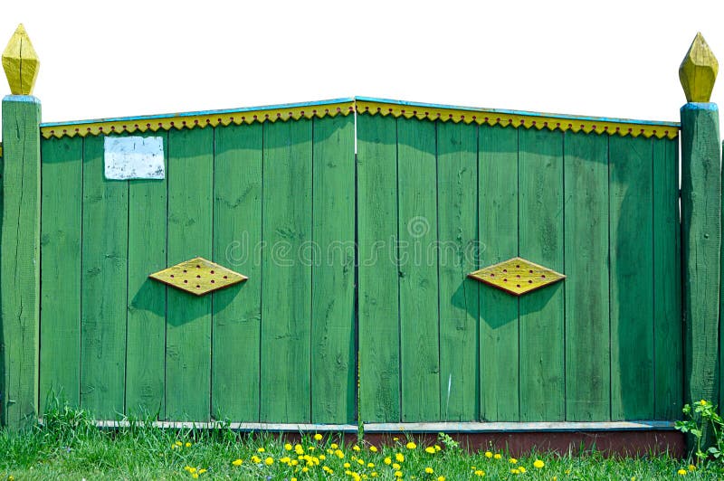 The village gate. stock image. Image of knocker, korean - 33356157