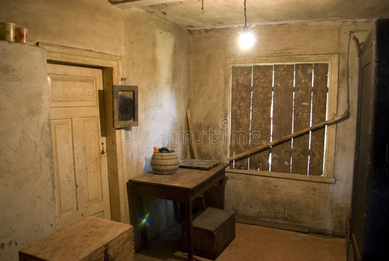 Old village house interior stock photo. Image of stick - 10512212