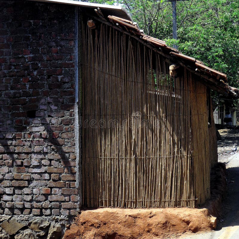 Old Village Hut stock image. Image of protection, natural - 121191303