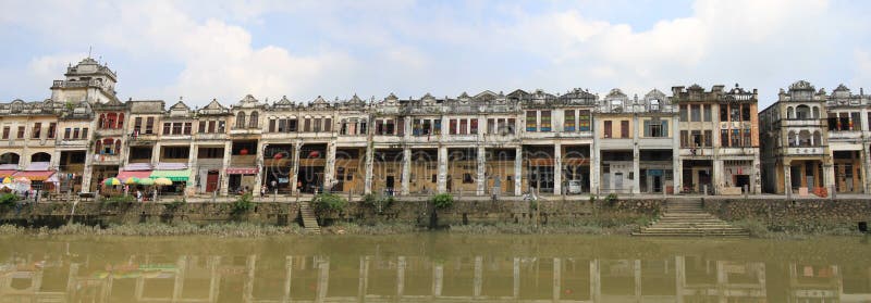 Old Village in Kaiping stock image. Image of china, heritage - 15341079