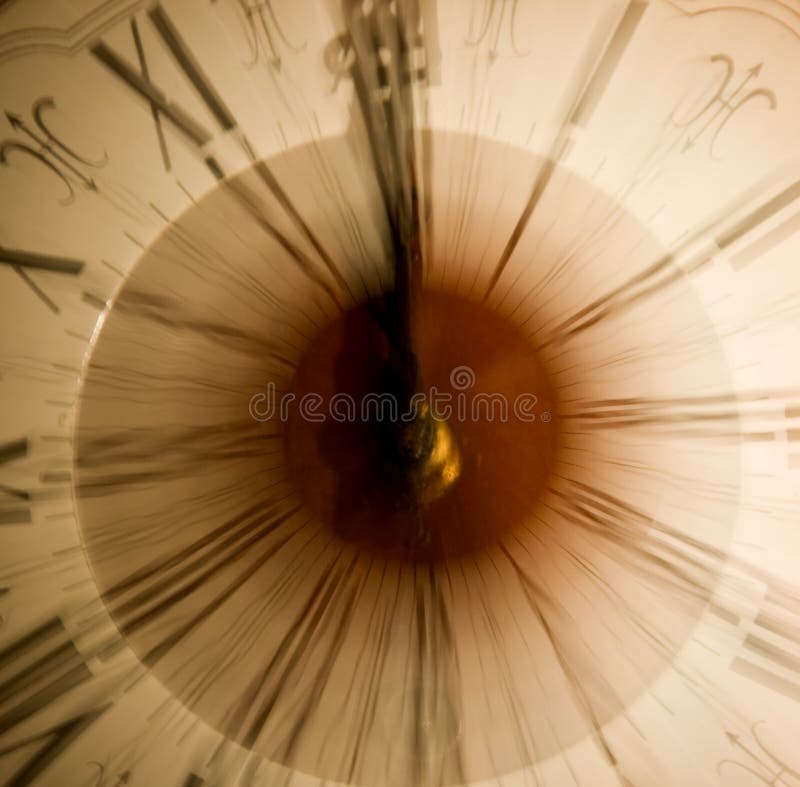 Vintage clock blurred in stock photo. Image of pressure - 6644218