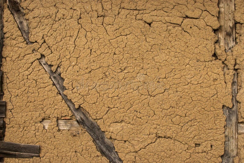 Adobe clay wall stock photo. Image of backdrop, design - 218346222
