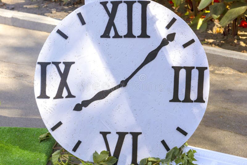 Old Vintage Alarm Clock, Retro Alarm Clock. Time Concept Stock Photo ...