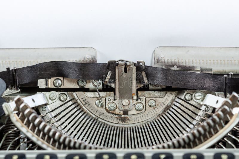 Old Vintage Antique Typewriter Machine Stock Image - Image of ...