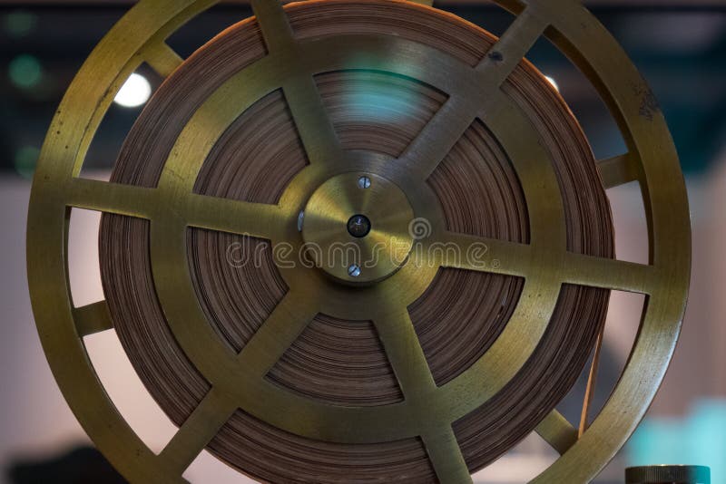 The Old and Vintage Bobbin of a Electrical Telegraph Stock Image ...