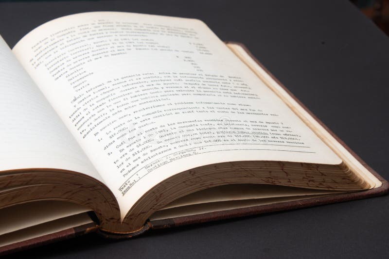 Old Vintage Book Frame with Clear Pages Stock Image - Image of book ...