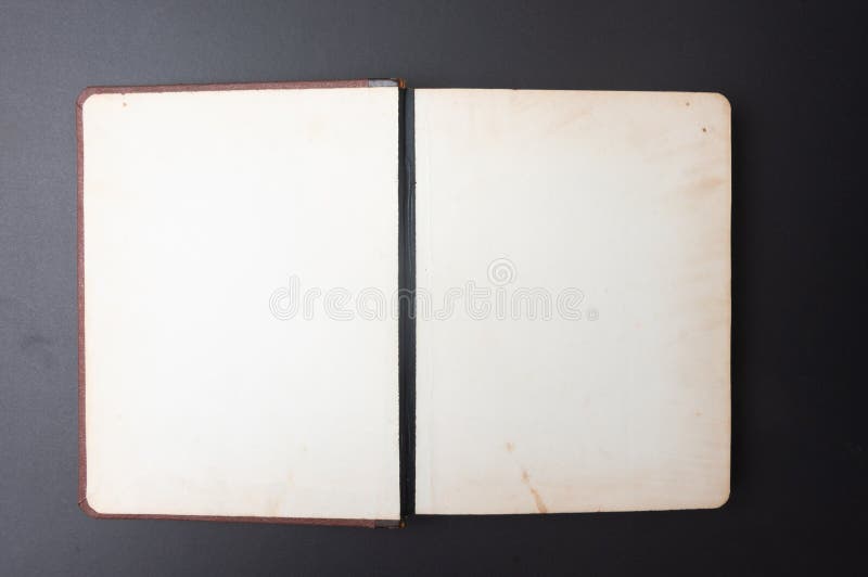 Old Vintage Book Frame with Clear Pages Stock Photo - Image of glass ...