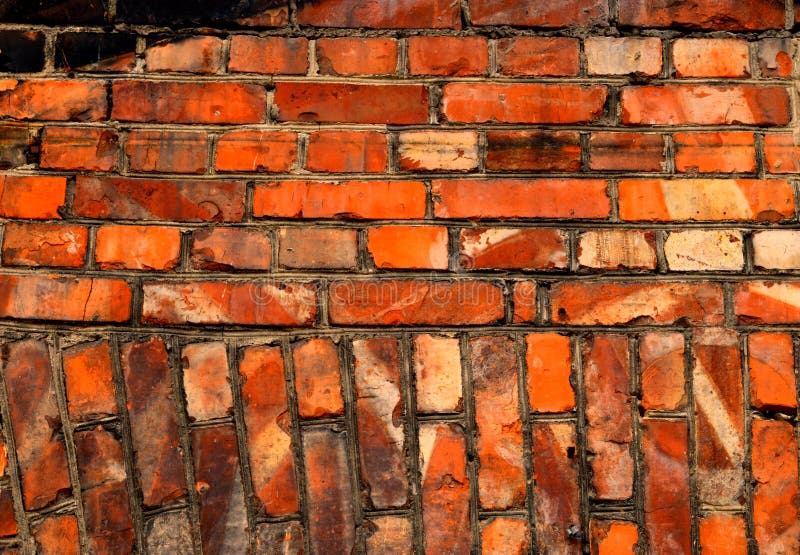 An Old Vintage Brick Wall of the House Stock Photo - Image of macro ...