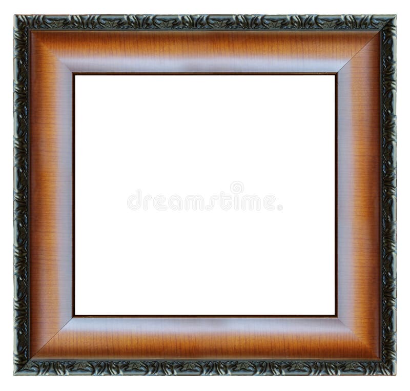 Vintage Brown and Rectangle Frame Stock Image - Image of handcraft ...