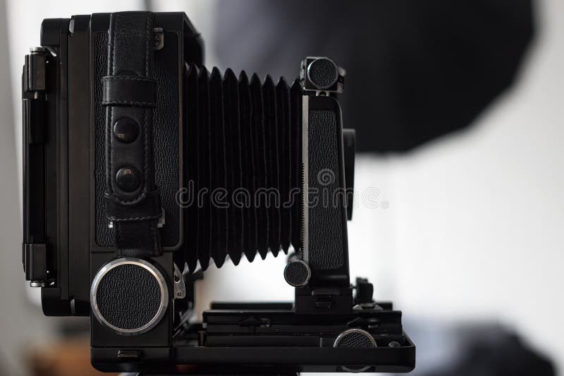 Old Vintage Camera in Artist`s Studio Stock Image - Image of dated ...