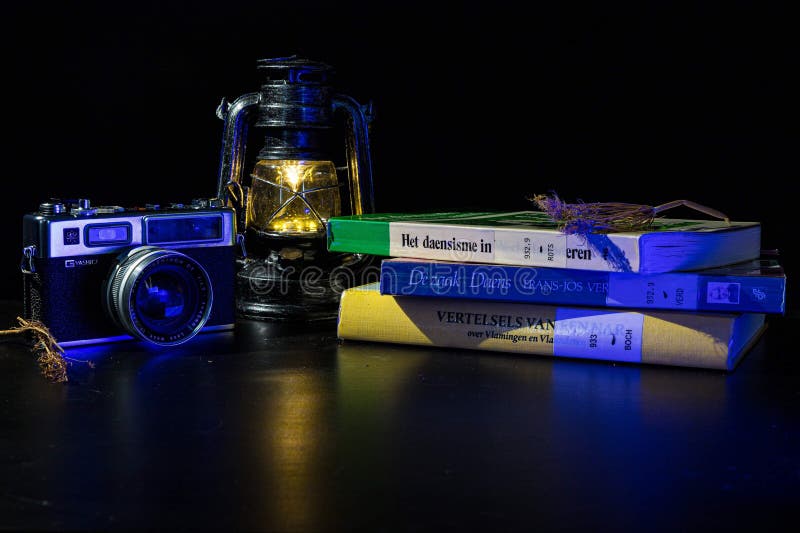 Old Vintage Camera Still Life Editorial Stock Photo - Image of still ...