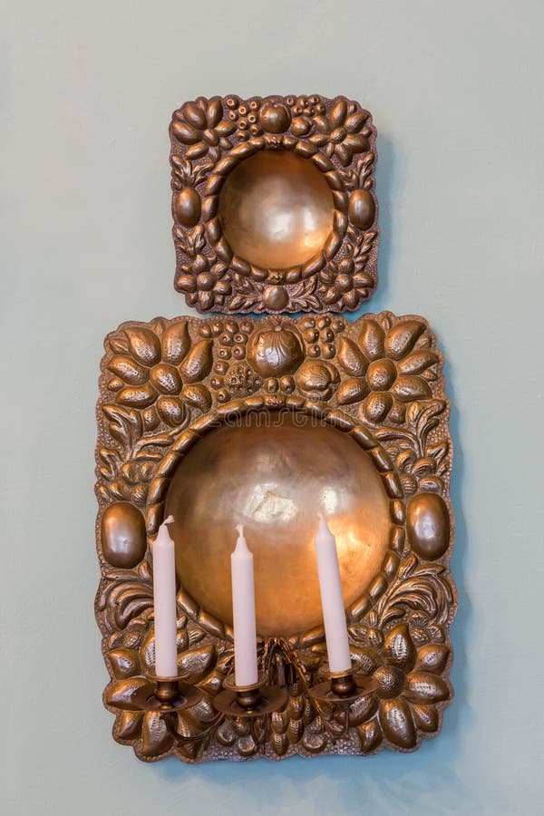 Old vintage candlestick stock photo. Image of glowing - 74957338