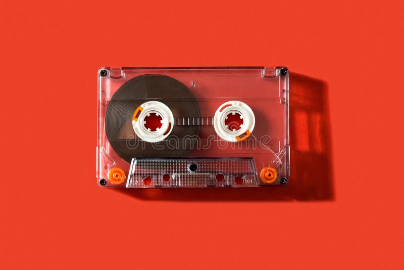 Old vintage cassette tape stock image. Image of directly - 175430599