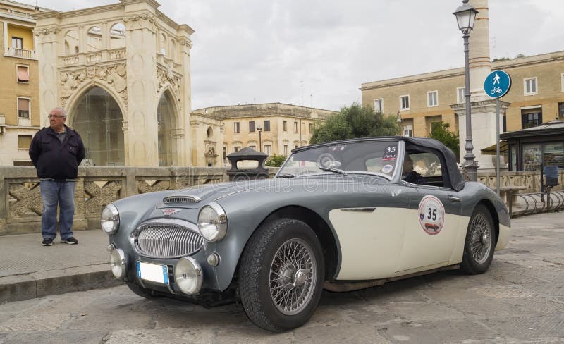 Old Vintage Classic Spider Austin-healey 3000 Editorial Photo - Image ...