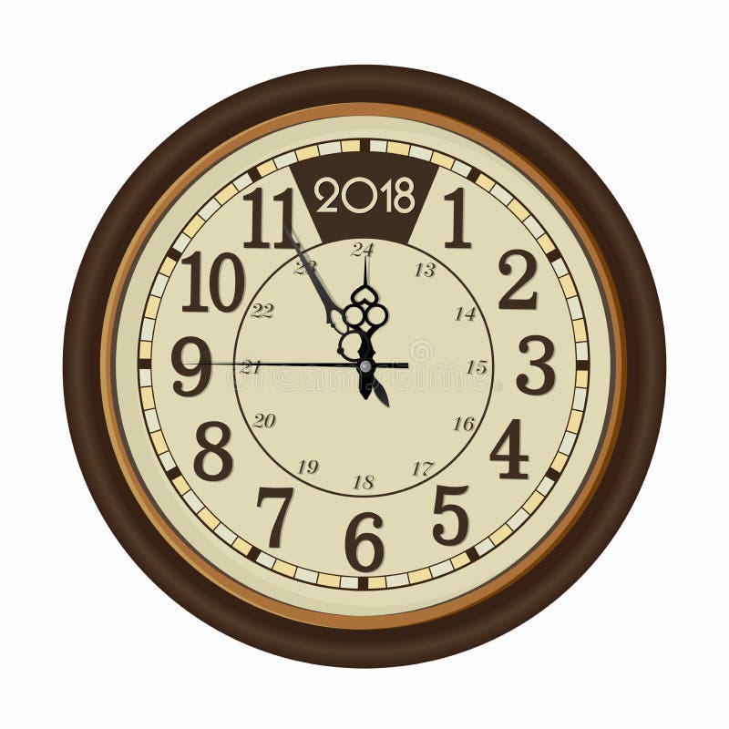 Noon Clock White Background Stock Illustrations – 273 Noon Clock White ...