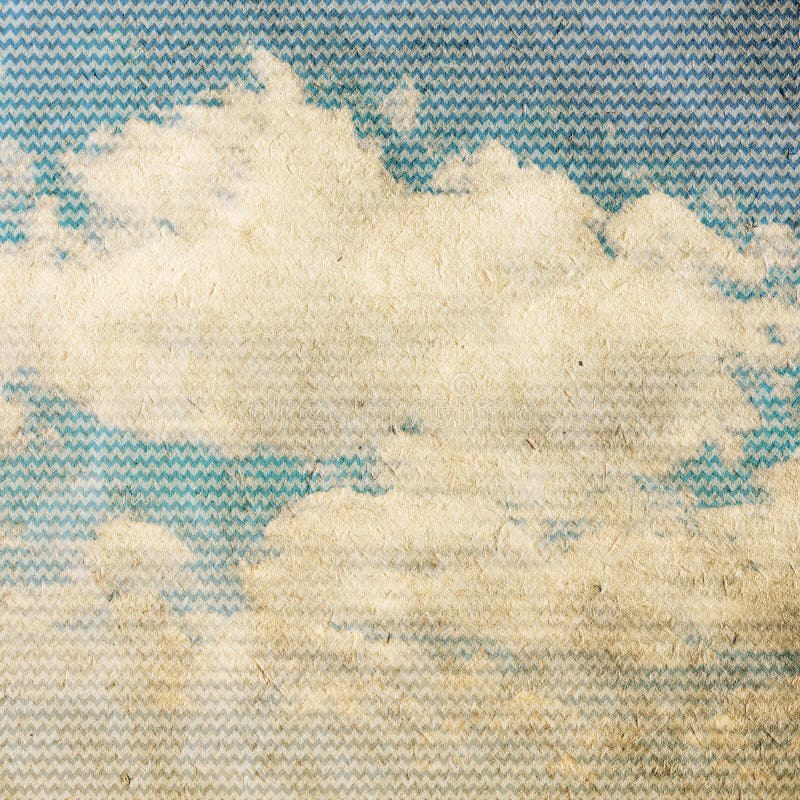 Vintage Clouds and Sky Background. Stock Photo - Image of cloudscape ...