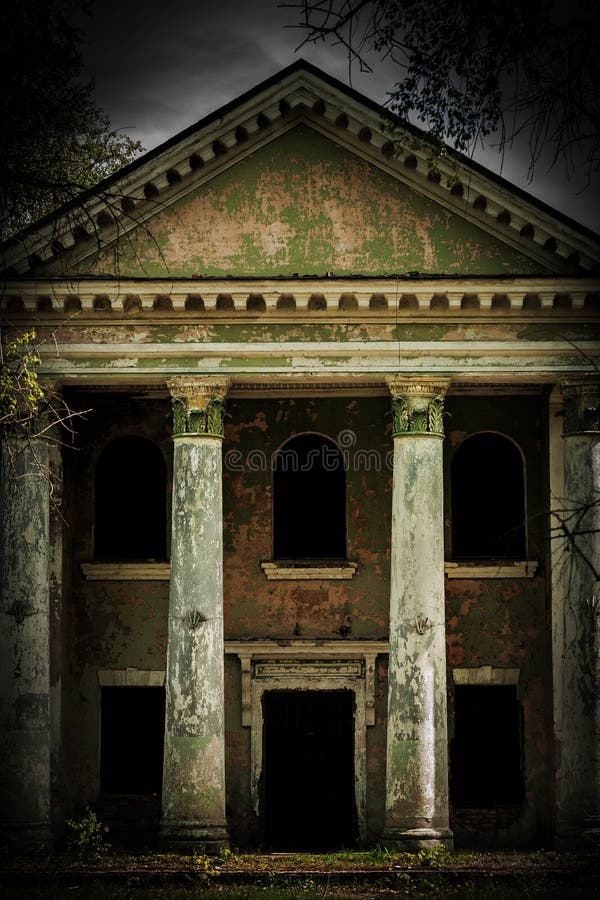 Old Vintage Damaged Grunge Building Insagram Stock Image - Image of ...