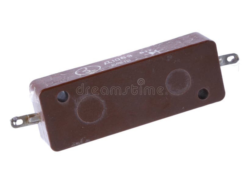 Old, vintage diode. stock image. Image of supply, electronic - 23015691