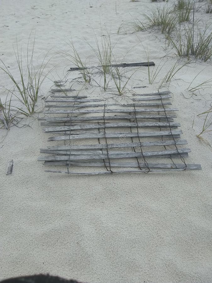 Old Vintage Fallen Gate in Sand Stock Image - Image of destin, florida ...
