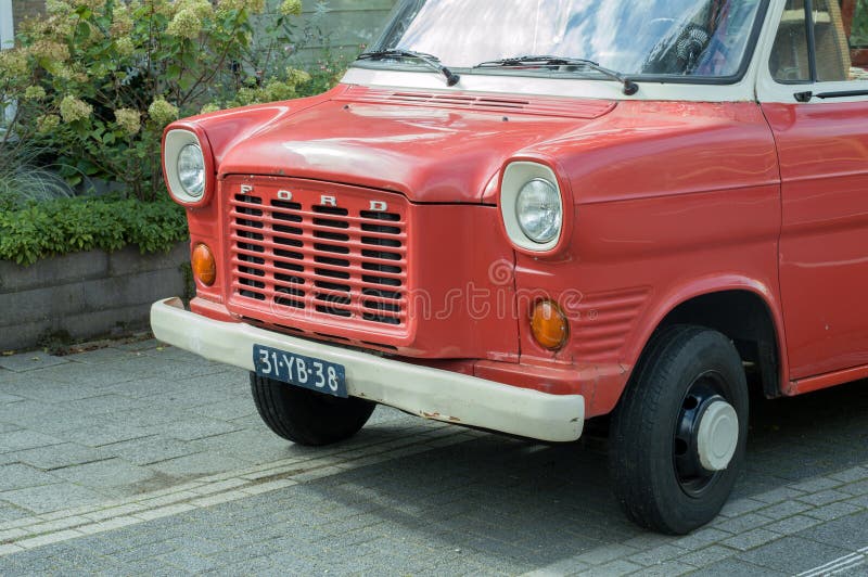 Old Vintage Ford Car at Amsterdam the Netherlands 17-9-2024 Editorial ...