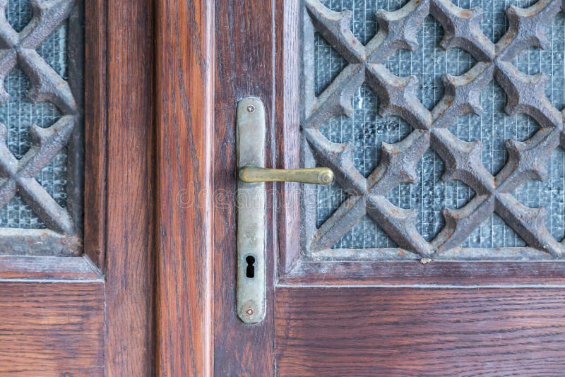 Old vintage handle stock image. Image of front, enter - 61828999