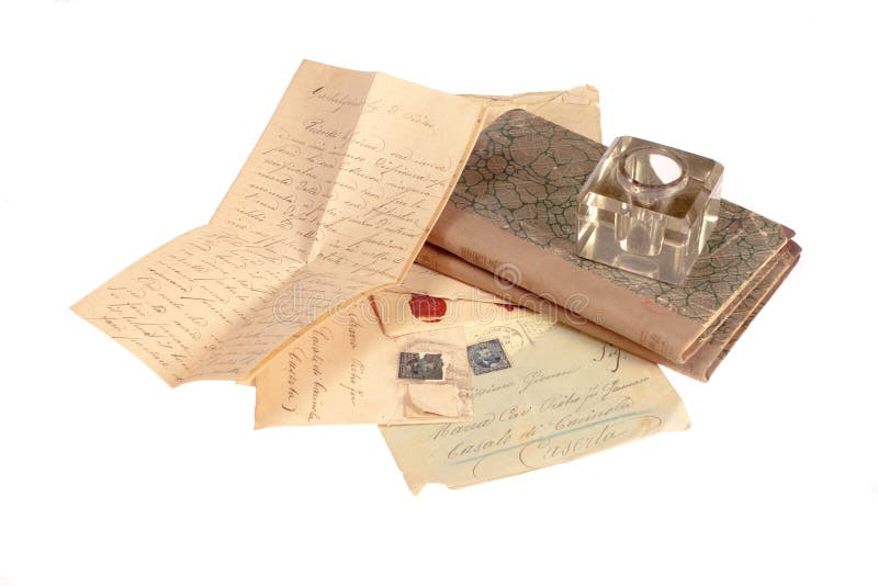 Old vintage letter stock image. Image of paper, page - 17162047