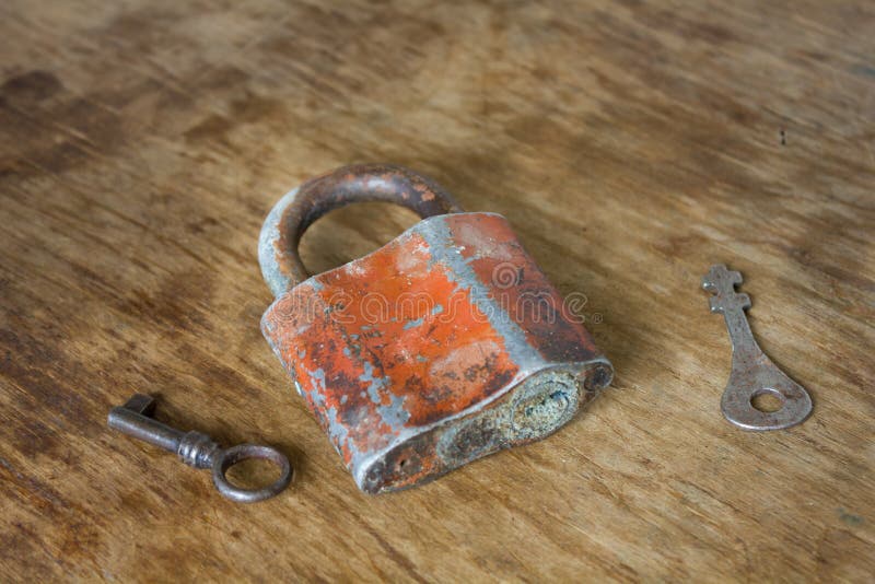 Old vintage lock stock photo. Image of house, control - 67546716