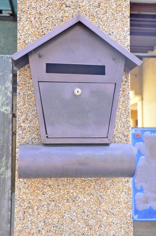 Old vintage mail box stock photo. Image of decoration - 90628986