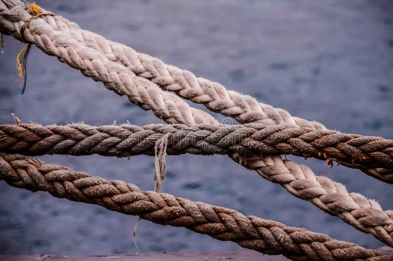 Old Vintage Naval Rope stock photo. Image of marine - 307574254