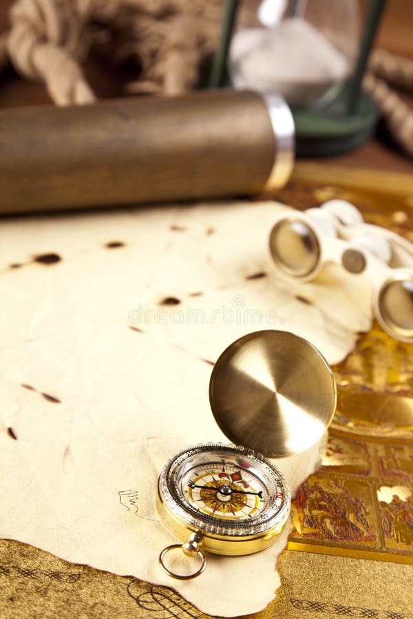 Old navigation equipment stock image. Image of antique - 24694637