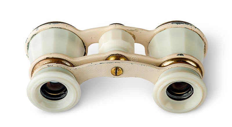 Opera Glasses Icon in Cartoon Style Isolated on White Background ...