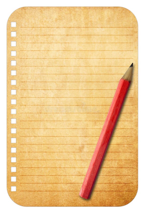 Old Paper spiral notebook stock photo. Image of binder - 22622266