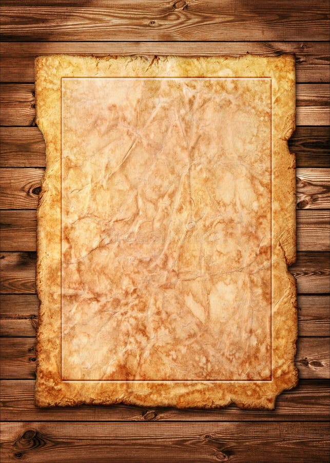Old Vintage Paper with Torn Edge Stock Image - Image of board, grain ...