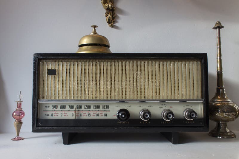 Old radio (rear) stock photo. Image of radio, back, rear - 5440818