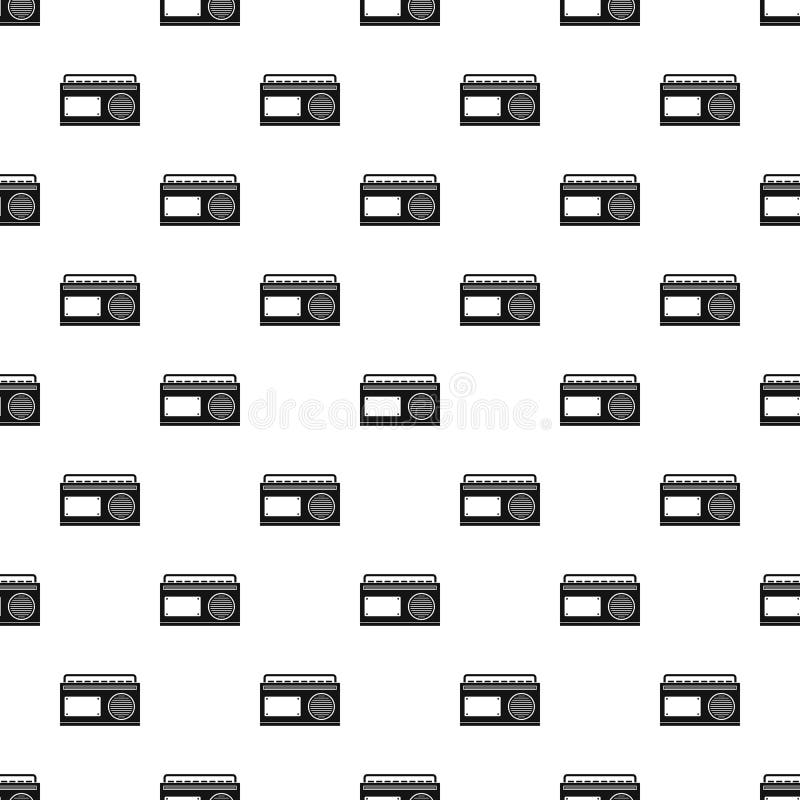 Old Vintage Radio Pattern Seamless Vector Stock Vector - Illustration ...