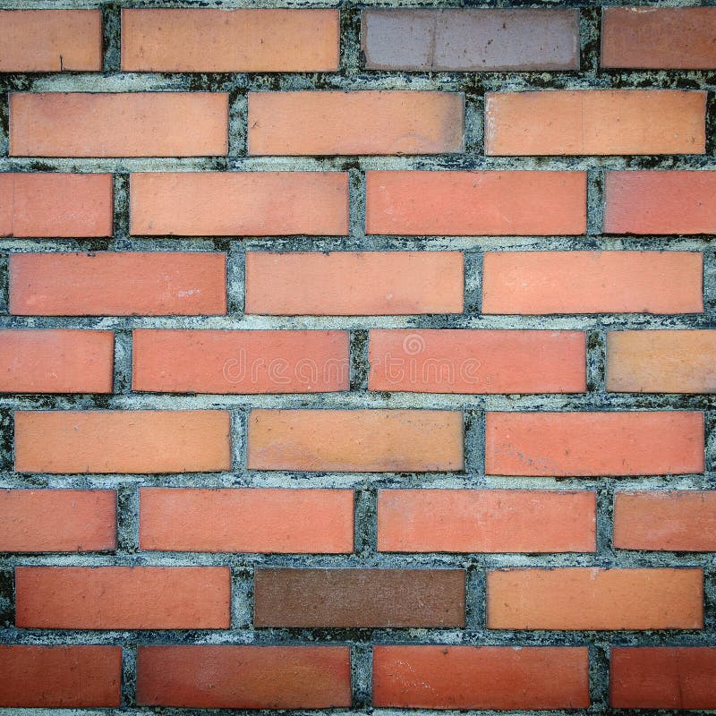 Old and Vintage Red Bricks Wall. Stock Image - Image of house, grungy ...