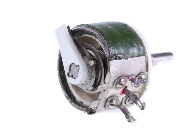 Old, vintage resistor stock image. Image of outdated - 23017511