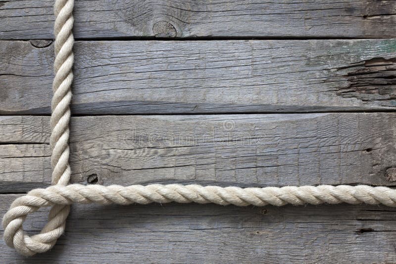 Old Vintage Rope and Planks Background Stock Image - Image of hardwood ...