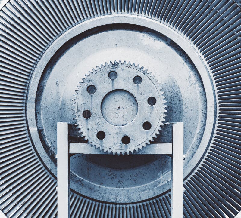 Old Vintage Rotor from an Old Power Station. Stock Photo - Image of ...