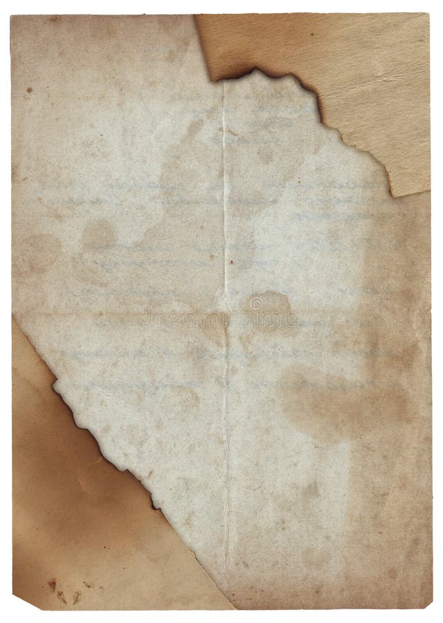 Old Vintage Rough Paper with Scratches and Stains Texture Stock Image ...