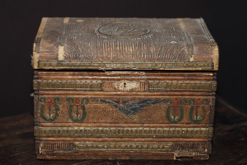 Old vintage small chest stock photo. Image of craft, master - 53218862