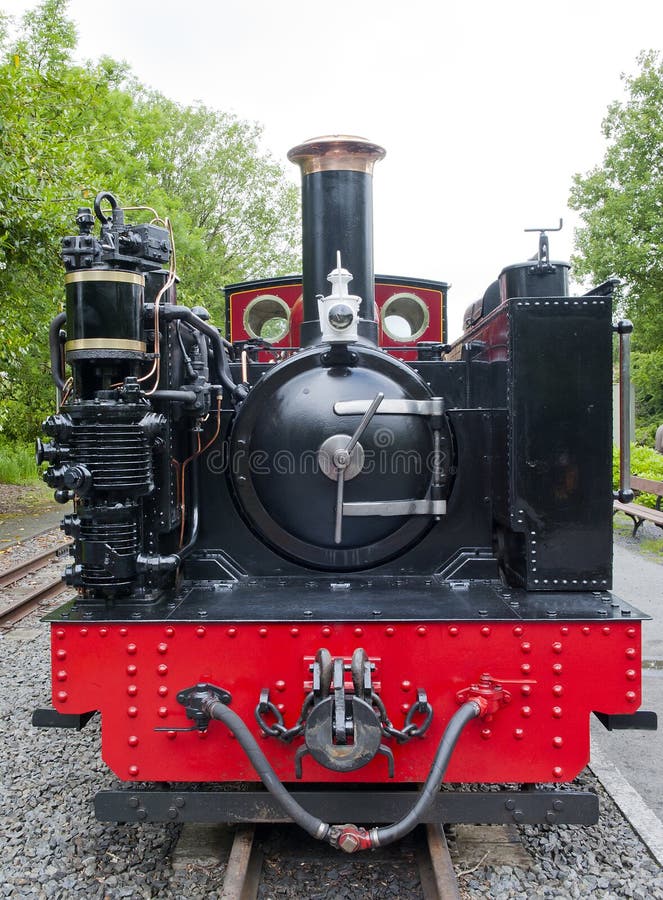 Old Vintage Steam Railway Engine Stock Photo - Image of gauge, united ...