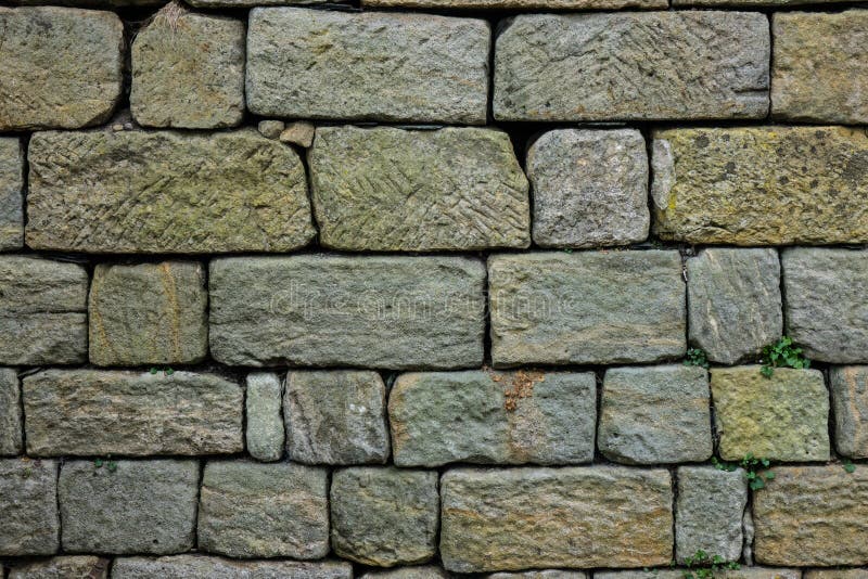 The Old and Vintage Stone Wall in a Room Stock Image - Image of ancient ...