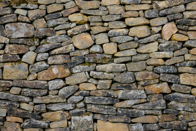The Old and Vintage Stone Wall in a Room Stock Photo - Image of stone ...