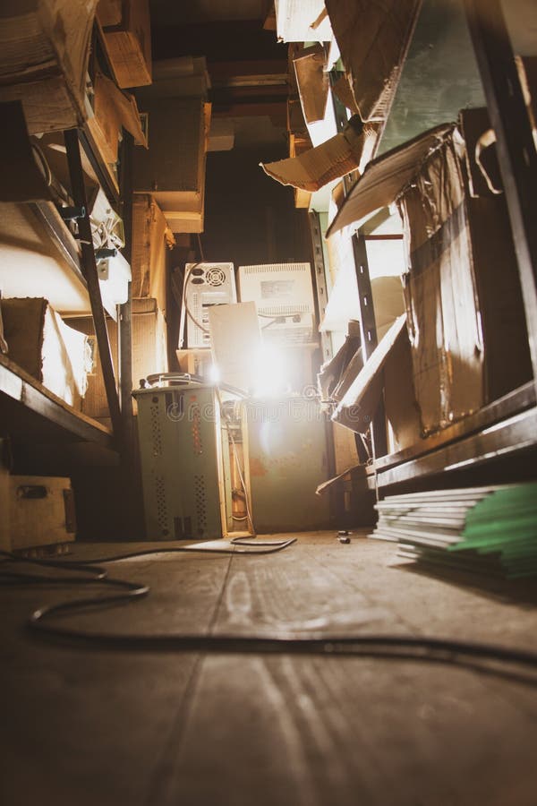 Old Vintage Storage Room stock photo. Image of construction - 165942484