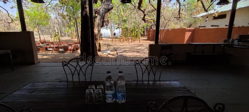 An Old Vintage Style Structure in Jungle Stock Image - Image of home ...